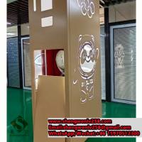 China Perforated Metal Wall Cladding For Elevator Decoration With LED Light for sale
