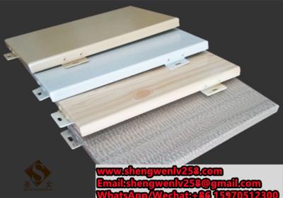 China Architectural Facade Solid Aluminum Panel Wall Cladding Residential Building Facade for sale