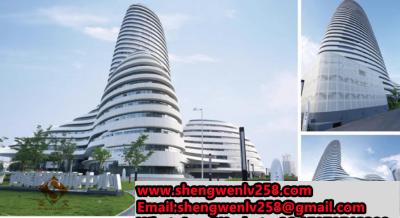 Cina Laser Cutting Aluminum Carved 3D Shapes Perforated Decorative Aluminum Veneer in vendita
