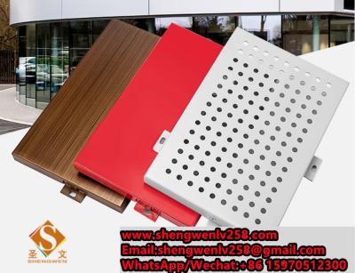 Cina Laser Cutting Aluminum Carved 3D Shapes Perforated Decorative Aluminum Veneer in vendita