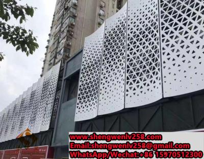 Aceplate Building Material Construction Aluminum Facade Perforated Metal Sheets
