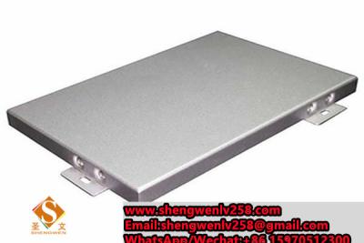 China Easy Installation Aluminium Facade Cladding Metal \Curtain Wall Perforated Facade Panel for sale