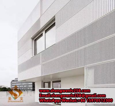 China Easy Install Aluminium Cladding Curtain Wall Heat Insulation Modern Facade Design for sale