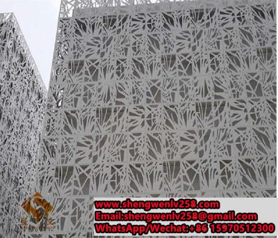 Cina 600X1200mm Louvers Wall Panel Aluminium Louver Ventilation for External Wall in vendita