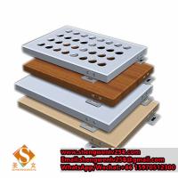 China PVDF Coating Aluminum Solid Panel Custom Modern Alumnium Facade for sale