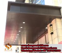 China Decorative House Perforated Aluminum Solid Panels Facade Wall Cladding Systems for sale
