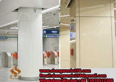 Auto 4s Shop Featured Wall Decoration Material Metal Corrugated Wall Panel