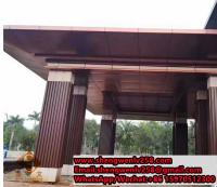 China Exterior Metal Solid Aluminum Panel Cladding Design Aluminum Perforation Wall Facade for sale