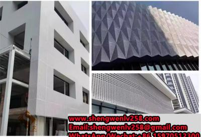 China Tree Pattern Building Material Aluminum Wall Cladding Laser Cut Panel for Outdoor Wall for sale