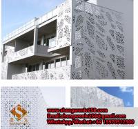 China Aluminum Perforated Solid Panel Custom Curtain Wall 3D Facade for sale