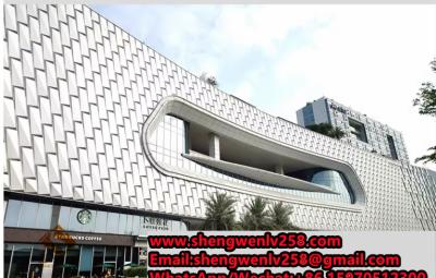 China 1220mm*2440mm Aluminum Perforated Decorative Wall Panels for Outdoor for sale