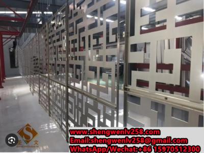 China Modern Luxury Aluminum Laser Cut Engraving Perforated Panel for sale