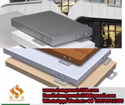 Cina Advertising Aluminium Panel Perforated Facade Board 3D Panels for Walls in vendita