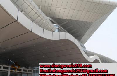 China 2.5mm Aluminium Exterior Wall Curtain Insulated Metal Cladding CNC Carved Panel for sale
