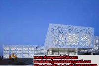 China Aluminum Solid Panel Custom 3D Effect Aluminum 3D Curtain Wall Facade for sale