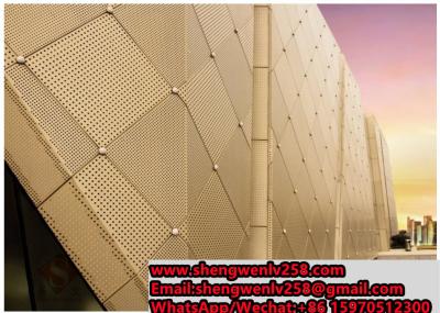 China Powder Coating Hook-on Ceiling Perforated Aluminum Plate for Wall Material for sale