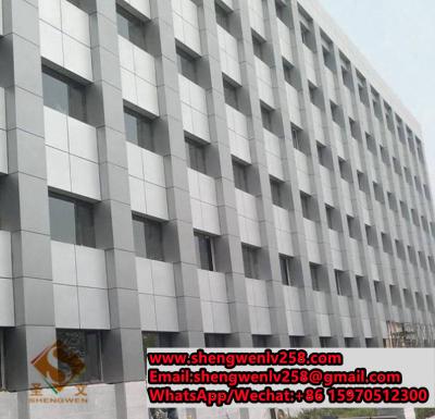 China CNC Aluminum Cladding Exterior Siding 3D Building Panel for The Gym for sale