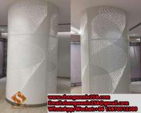 China Architectural Cladding System Aluminum Facade Board Perforated Wall Panel Sample Customization for sale