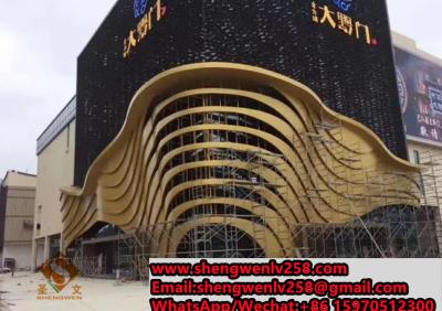 China Architectural Metal Cladding For Column Decoration Aluminum Sheet Anti Rust for sale