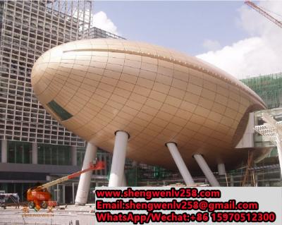 Cina Fassate metalliche rivestimenti metallici rivestimenti in alluminio per l'arredamento di edifici in vendita