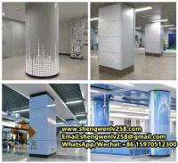 China Customized metal facades aluminium cladding sheet with round holes pattern for sale