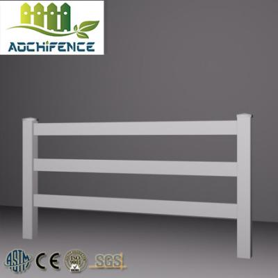 China Durable PVC Horse Arena Fencing For Equestrian And Ranch Use for sale