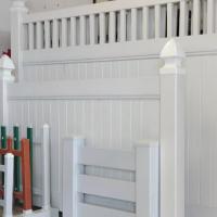 Quality High PVC White Vinyl Fence Panels 6x8ft Customized Style Resistant To Sun for sale