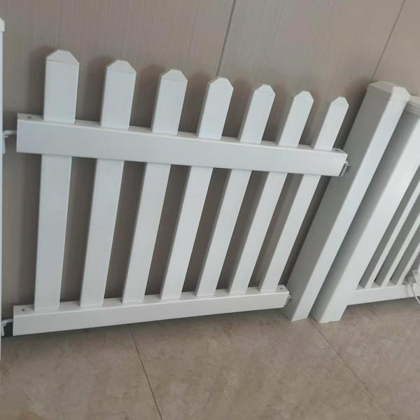 Quality 4ft High PVC Picket Fence Custom Color Pre Assembled Designs for sale