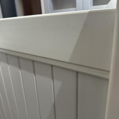 중국 야외 스크린 PVC 정원 울타리 패널 기둥 2.59m 흰색 비닐 울타리 보드 판매용