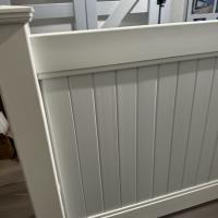 Quality 6ft High Plastic Privacy PVC Vinyl Fence 8ft Wide UV Protected for sale