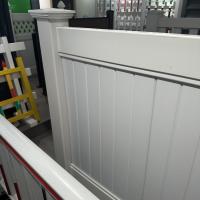 Quality UV Protection PVC Privacy Fence 1.82m High Effortless Maintenance for sale