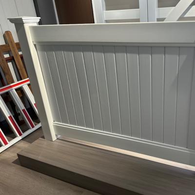 중국 튼튼한 플라스틱 PVC 울타리 패널 UV 보호 흰색 비닐 울타리 패널 판매용