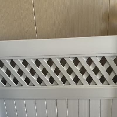 Cina Post 2,59m Pvc composito pannelli di recinzione Eco-friendly Dimensione regolabile in vendita