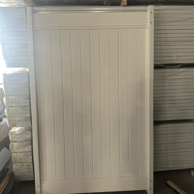 중국 PVC 백색 사생활 비닐 울타리 지속 가능한 오래 지속 가능한 방수 판매용