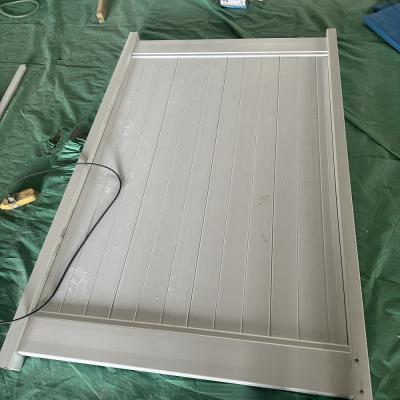 중국 야외 스크린 와이드 8피트 PVC 펜스 패널 / 흰색 비닐 PVC 펜스 판매용