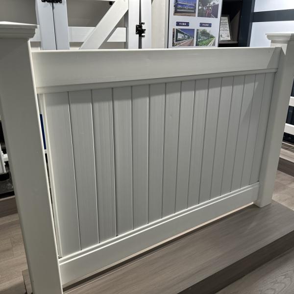 Quality Post 2.59m Pvc Vinyl Privacy Fence Panels Eco Friendly 6ft High for sale