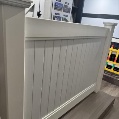 중국 흰색 내구성 PVC 비닐 프라이버시 펜스 포스트 2.59m 집 정원을 위한 방수 판매용