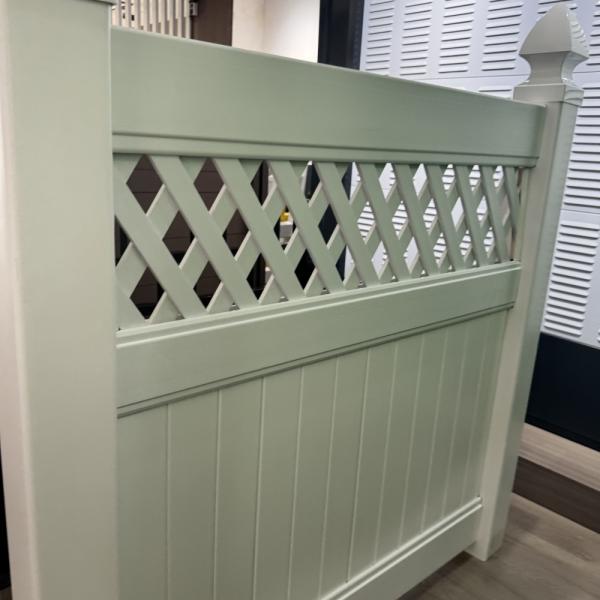 Quality Scratch Resistant 6*8 Foot Pvc Privacy Fence White Color Durability for sale