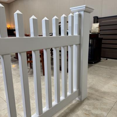China High Easy Maintain Closed Picket Vinyl Fence 4ft Use Strong Stable for sale