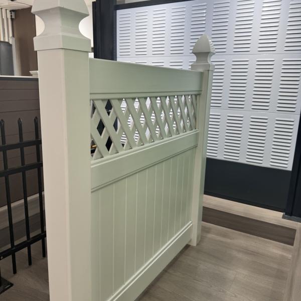 Quality Environmental Friendly Pvc Privacy Vinyl Fence Panel 6ft*8ft Heavy Duty for sale