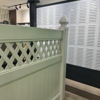 Quality Low Maintenance White Privacy PVC Fence Pannels Sustainable Vinyl for sale