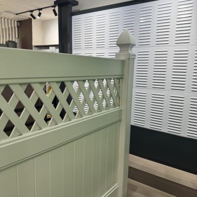 Cina Basso mantenimento bianca Privacy pannelli di recinzione in PVC vinile sostenibile in vendita
