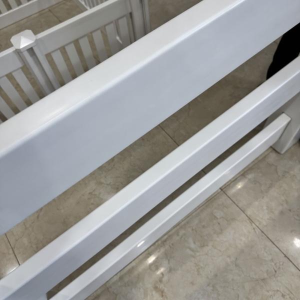 Quality White Vinyl Horse Fence 1.5m High PVC With High Temp Resistance for sale