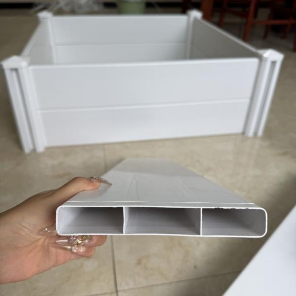 Quality Garden Pvc Plant Bed Plastic Whelping Box White Color For Pupez for sale