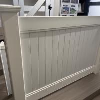 China UV Protection PVC 6x8 Vinyl Fence Panels 2.44m Wide Easy Install for sale