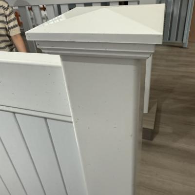 중국 친환경 PVC 프라이버시 펜스 넓은 8피트 비닐 펜스 패널 판매용