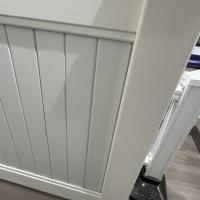 China UV Protection PVC 6x8 Vinyl Fence Panels 2.44m Wide Easy Install for sale