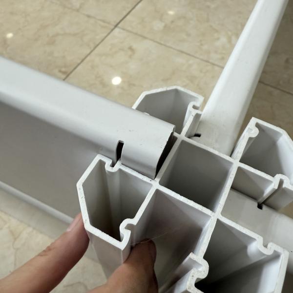 Quality Stylish PVC Puppy Playpen White Pet Fence Customized UV Resistant for sale