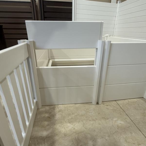 Quality Dog Playpen White PVC Pet Fence Lightweight And Portable for sale