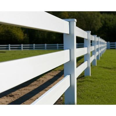 China white PVC Horse Fence 6 Foot for sale